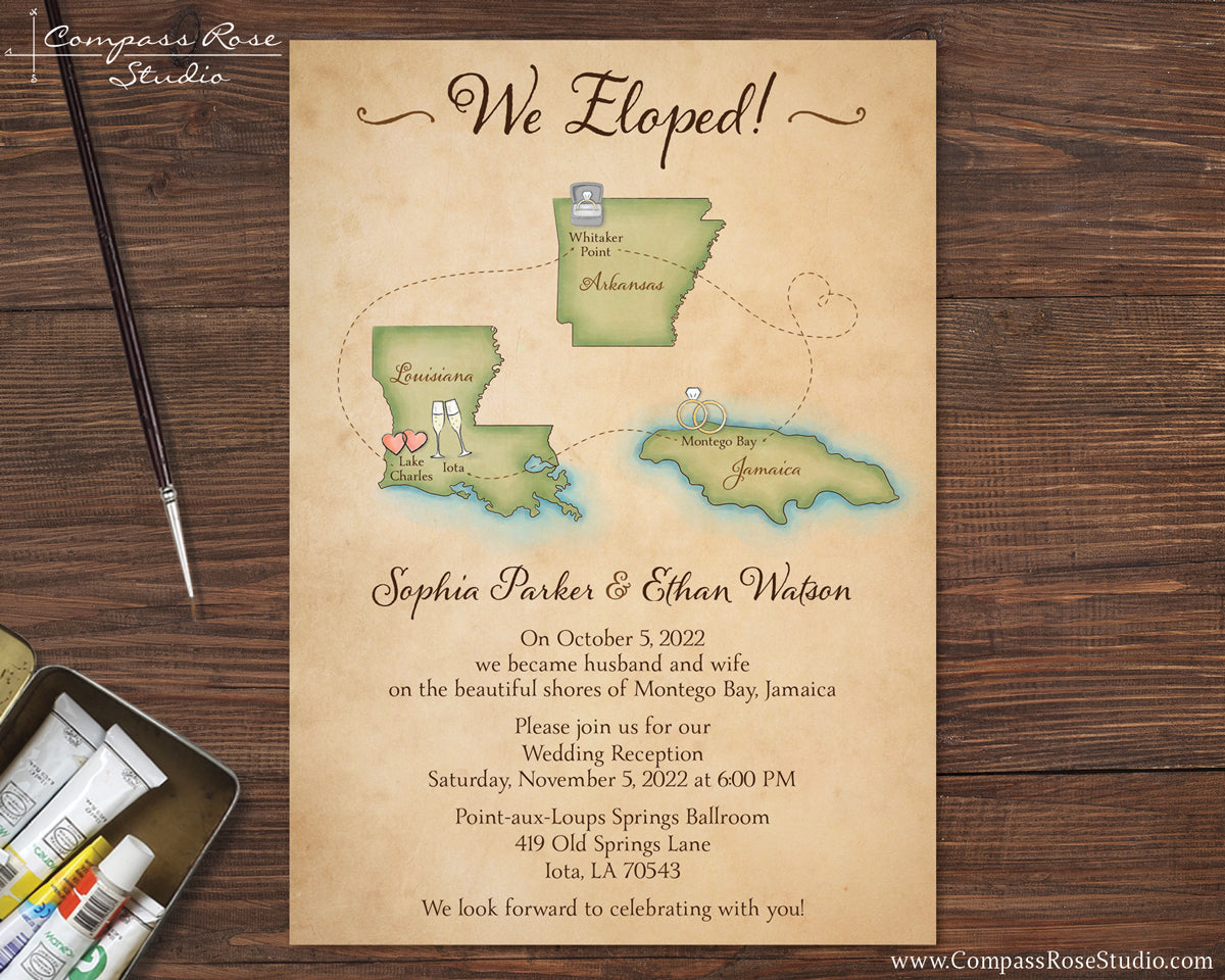 Treasure Map Compass Rose